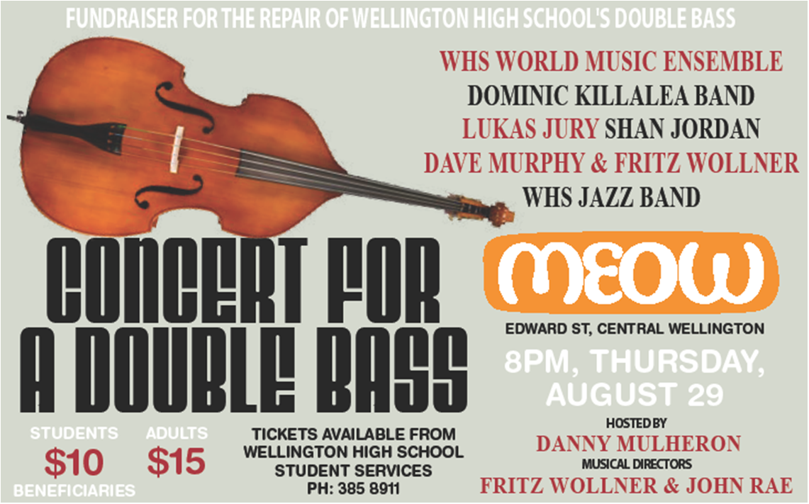 Concert for a Double Bass Poster – Wellington High School